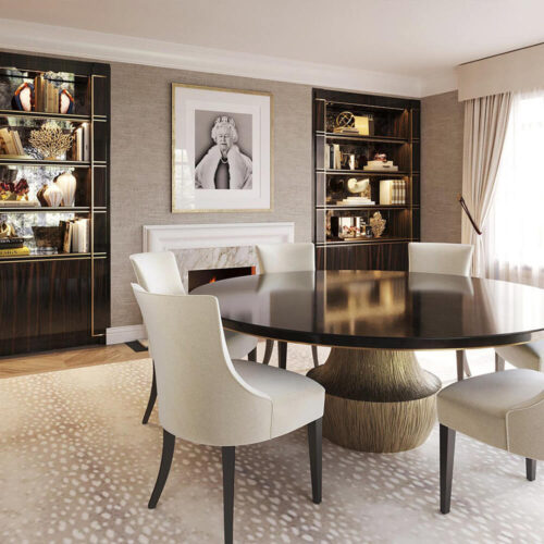 Grand Chalice Round Dining Table | Passerini Selections | Passerini